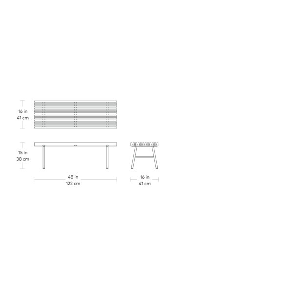 Gus Modern Transit Bench & Reviews | Wayfair