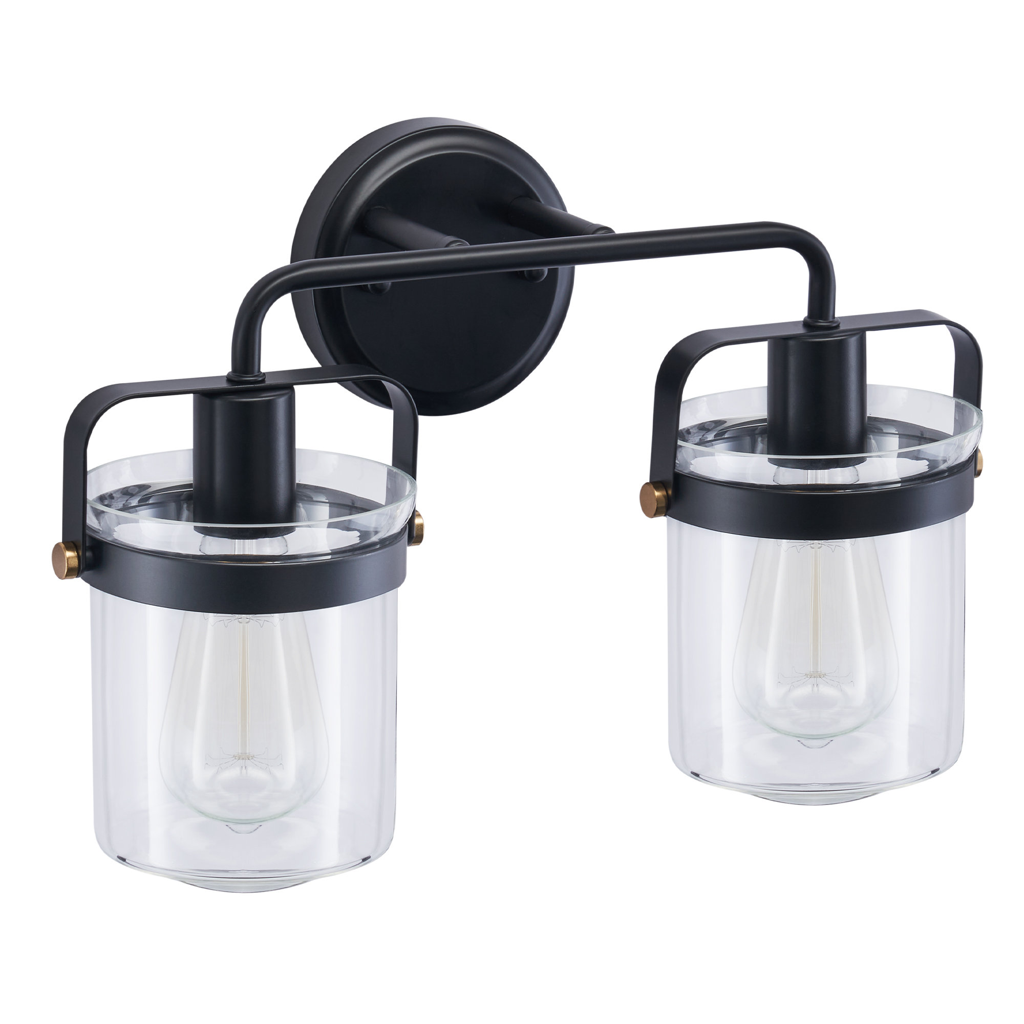 Beachcrest Home™ Randel 4 - Light Matt Black Dimmable Vanity Light ...