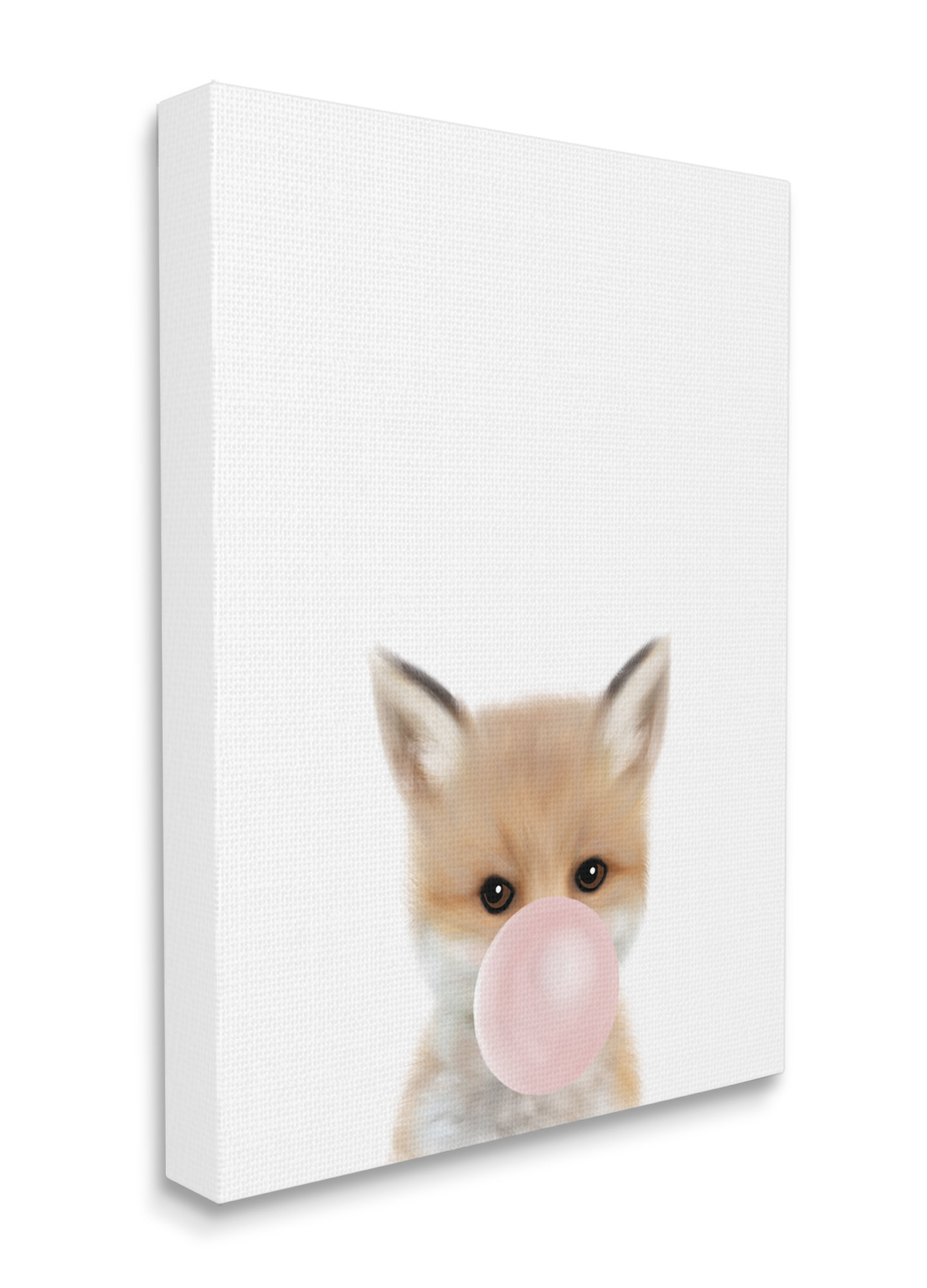 Zoomie Kids Baby Red Fox With Pink Bubble Gum Woodland Animal - Wayfair ...