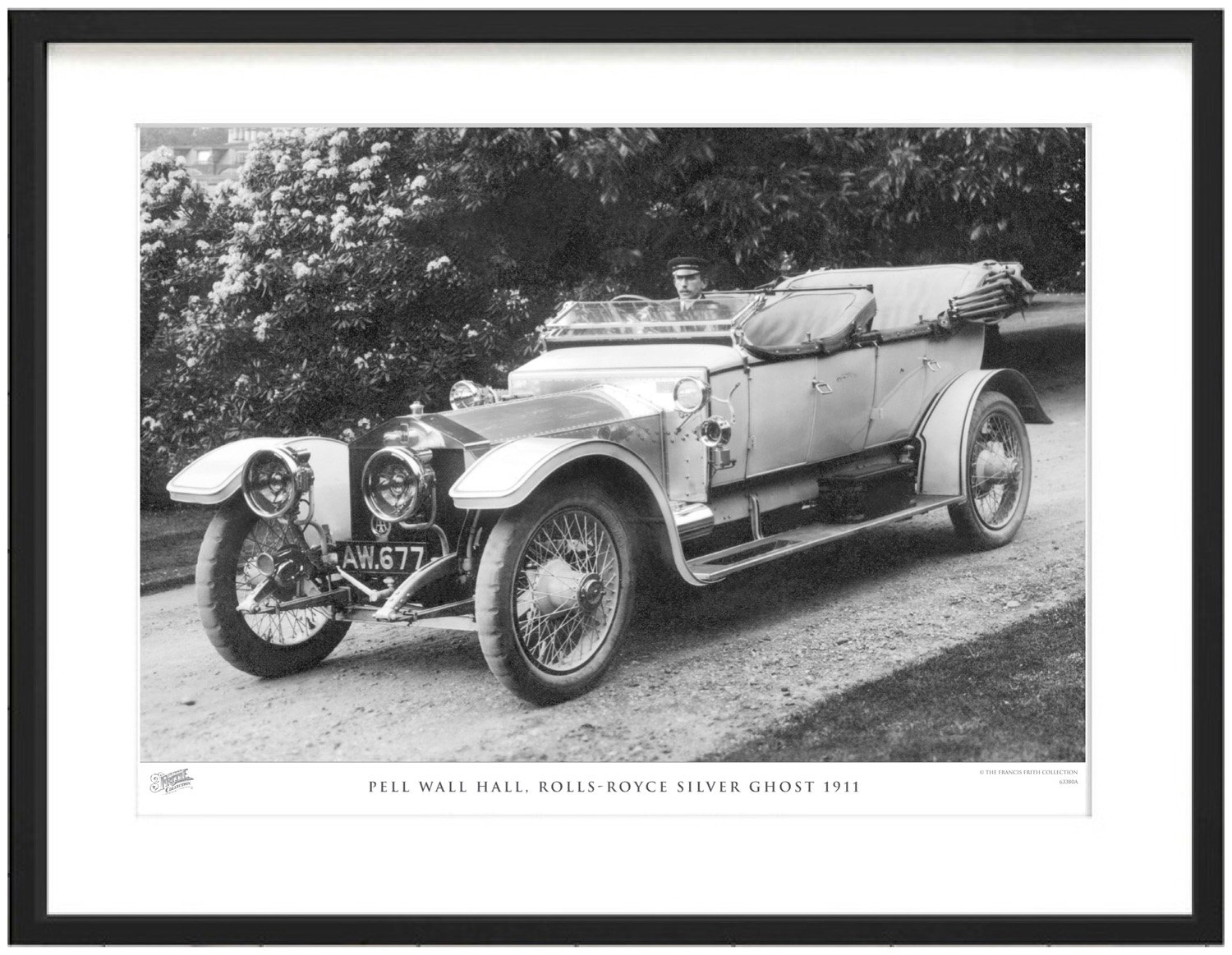 The Francis Frith Collection 'Pell Wall Hall, Rolls-Royce Silver Ghost 1911' - Picture Frame ...