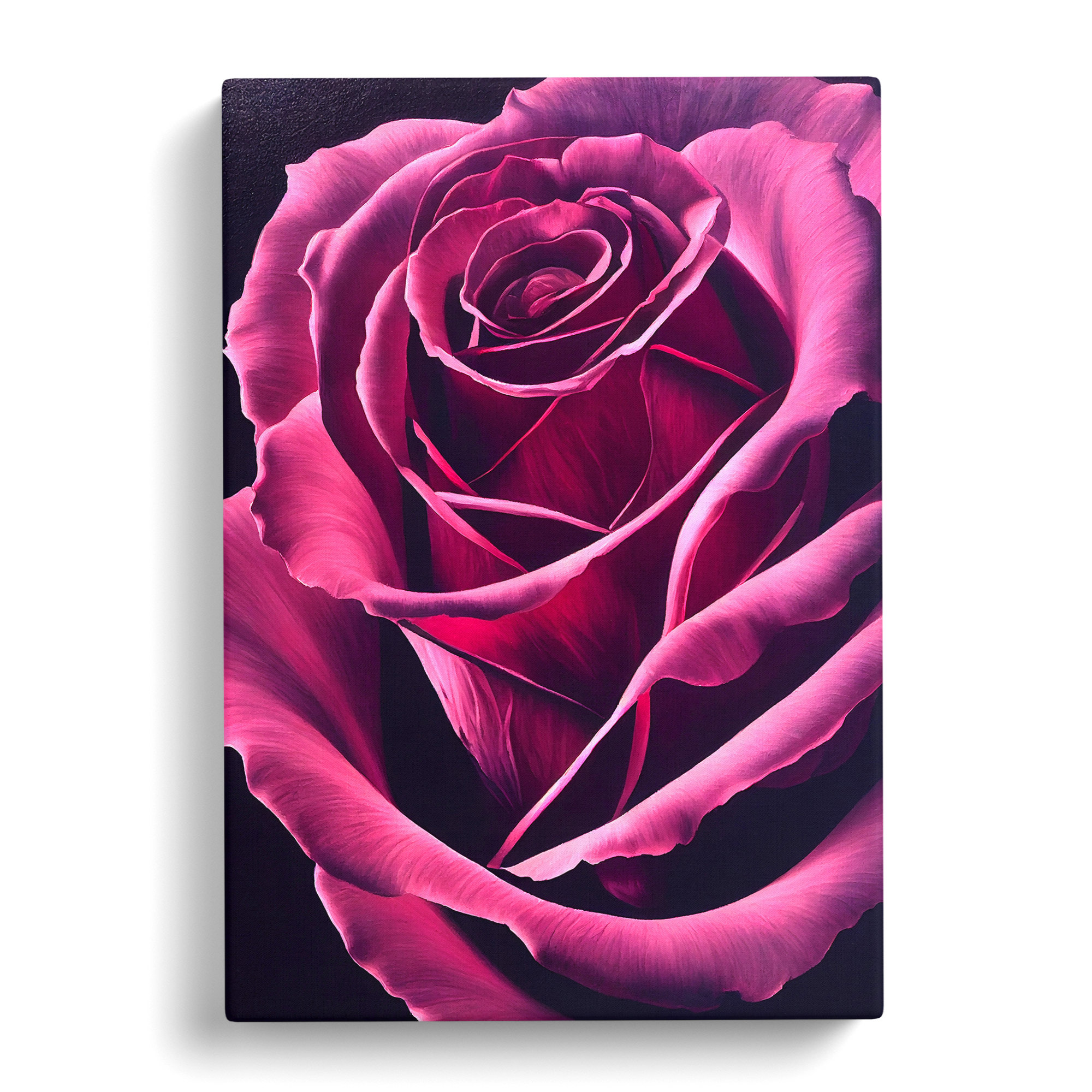 Marlow Home Co. Crayford Rose Painting Avant Garde - Wrapped Canvas ...