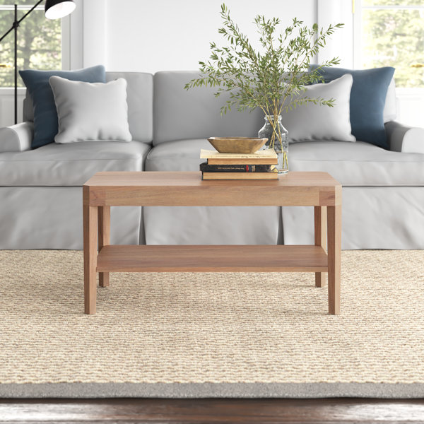 Birch Lane™ Ardentown Solid Wood Frame Coffee Table with Storage ...