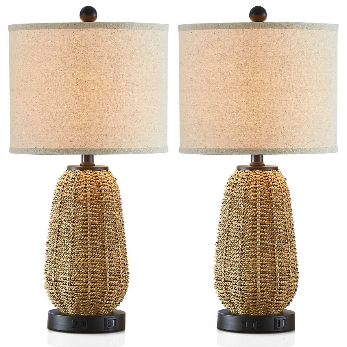 Bay Isle Home™ Alboran USB Table Lamp & Reviews | Wayfair