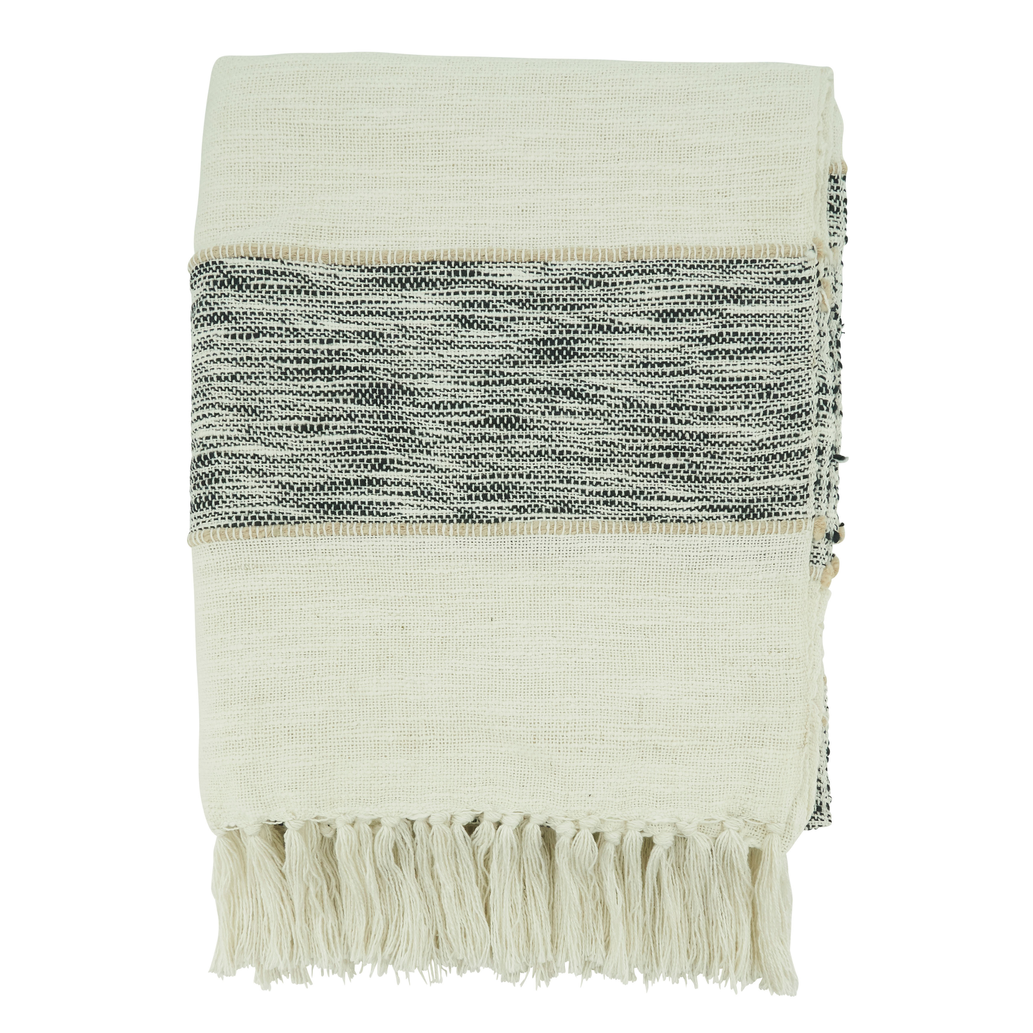 Saro Sevan Collection Cotton Throw | Wayfair
