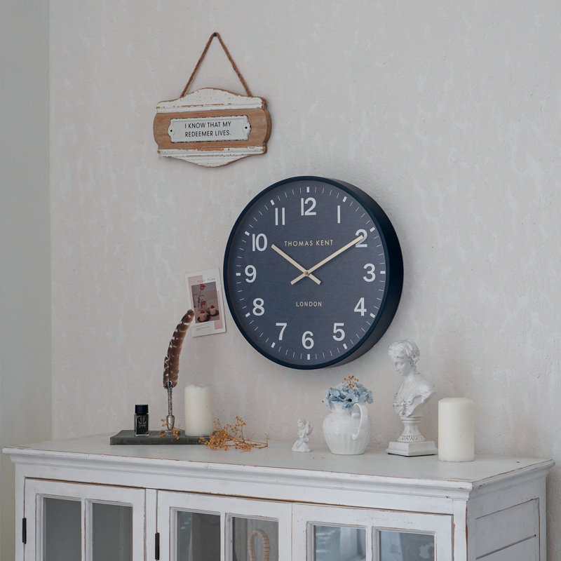 Mike & Melissa Metal Wall Clock | Wayfair