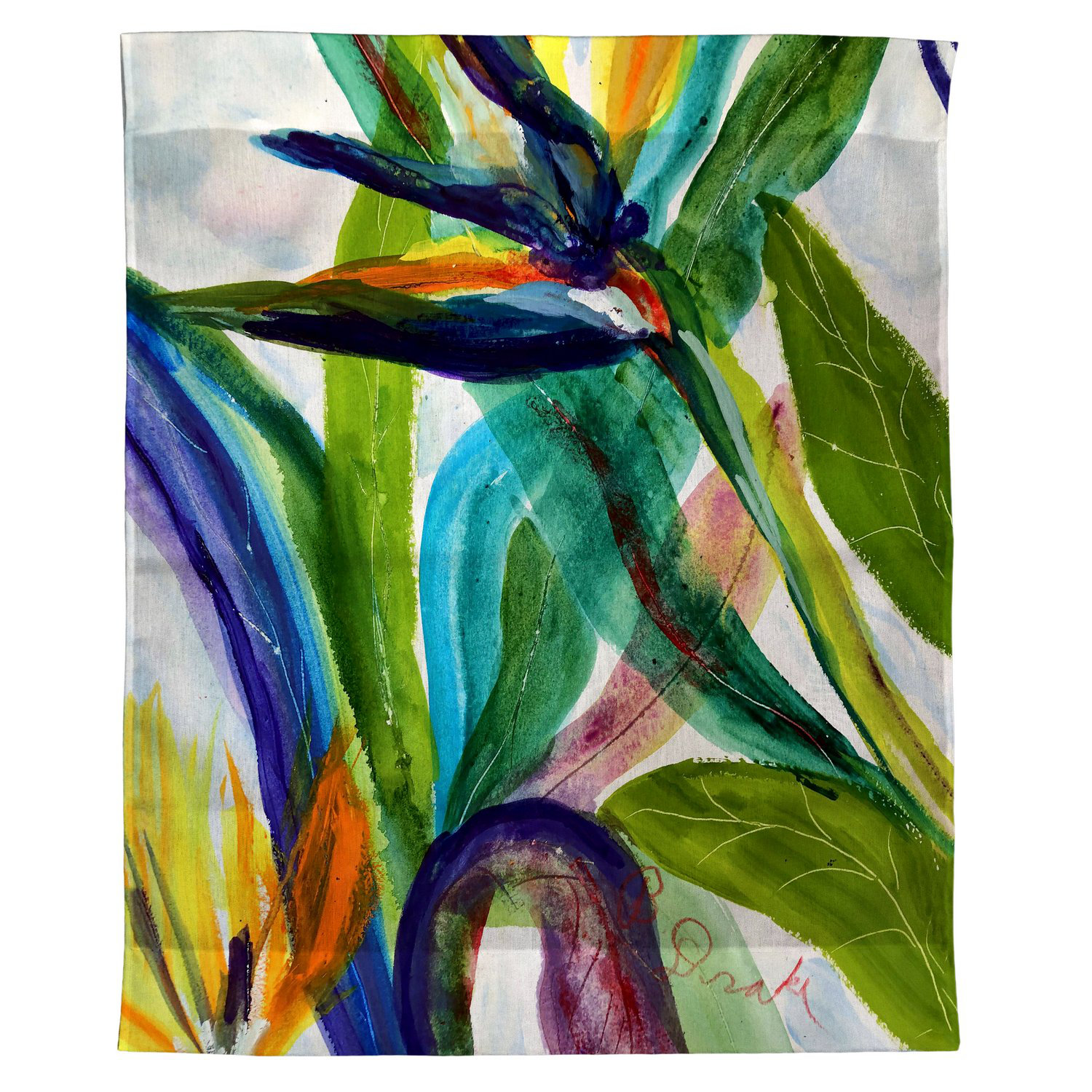 Bay Isle Home™ Polyester Teal Paradise II Wall Hanging | Wayfair
