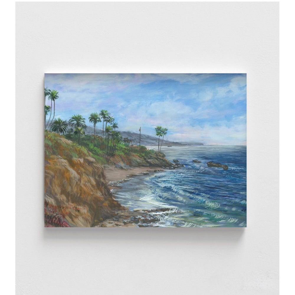WeFrameArt Rustic Beach Theme Summer House Laguna Beach Artwork Poster ...