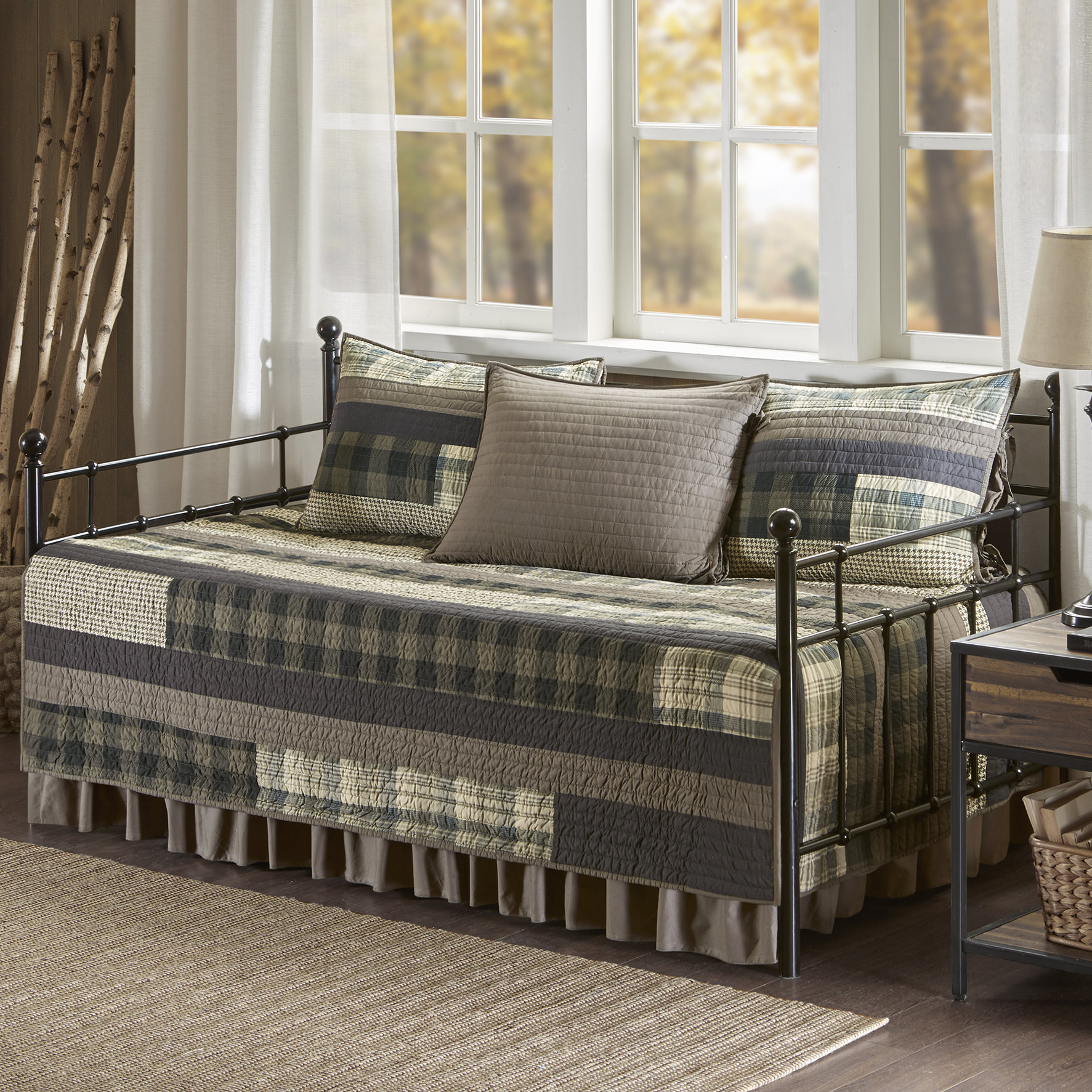 Woolrich Winter Plains 5 Piece Day Bed Cover Set & Reviews | Wayfair