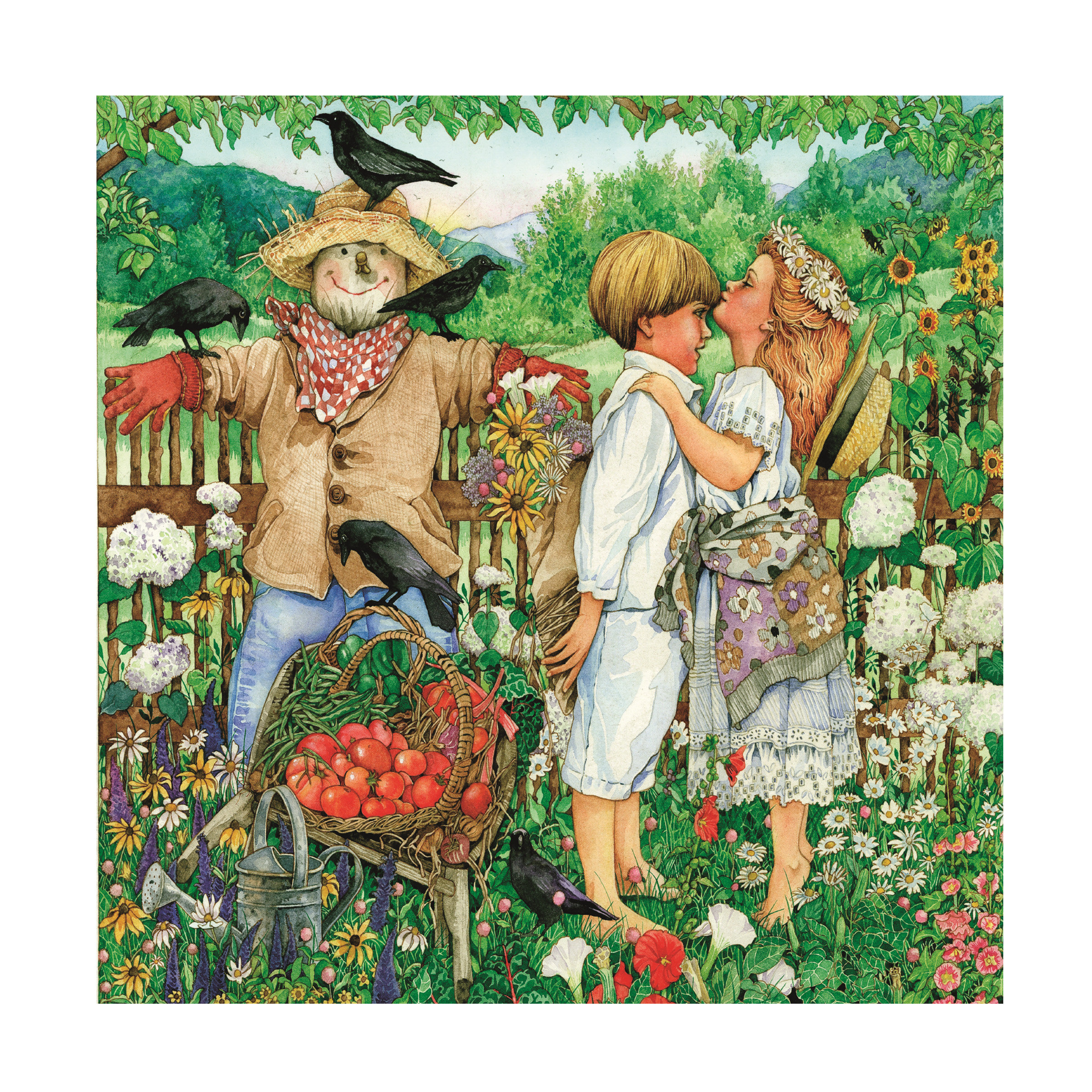 Winston Porter Summer Kiss On Canvas by Wendy Edelson Canvas Art | Wayfair