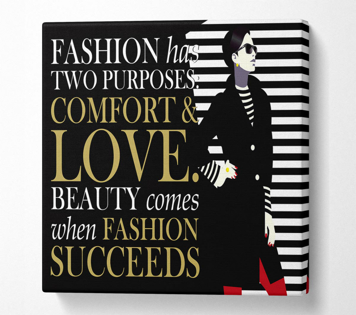 ClassicLiving Comfort and Love - Wrapped Canvas Art Prints | Wayfair.co.uk