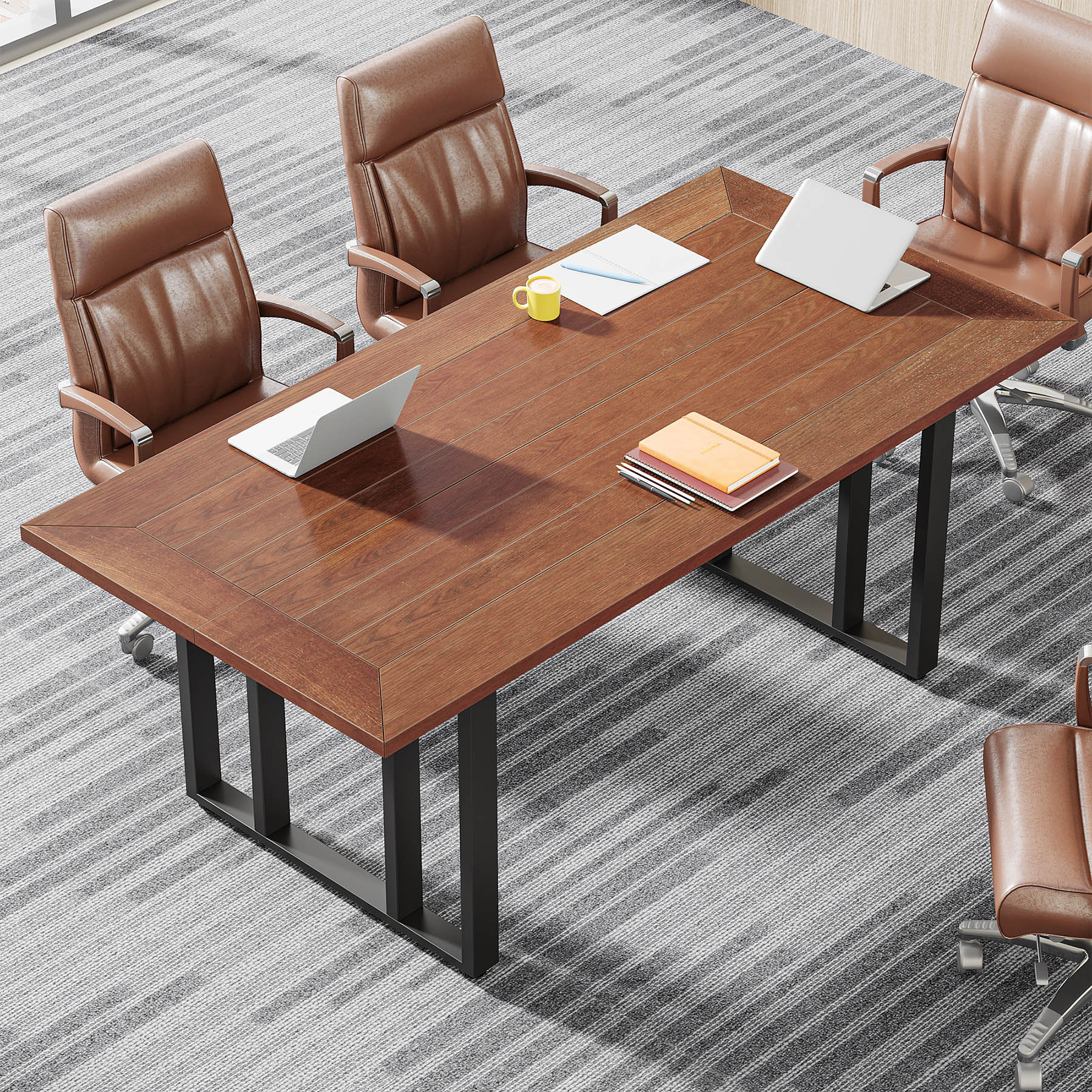 17 Stories 55 Inch Conference Meeting Table - Wayfair Canada
