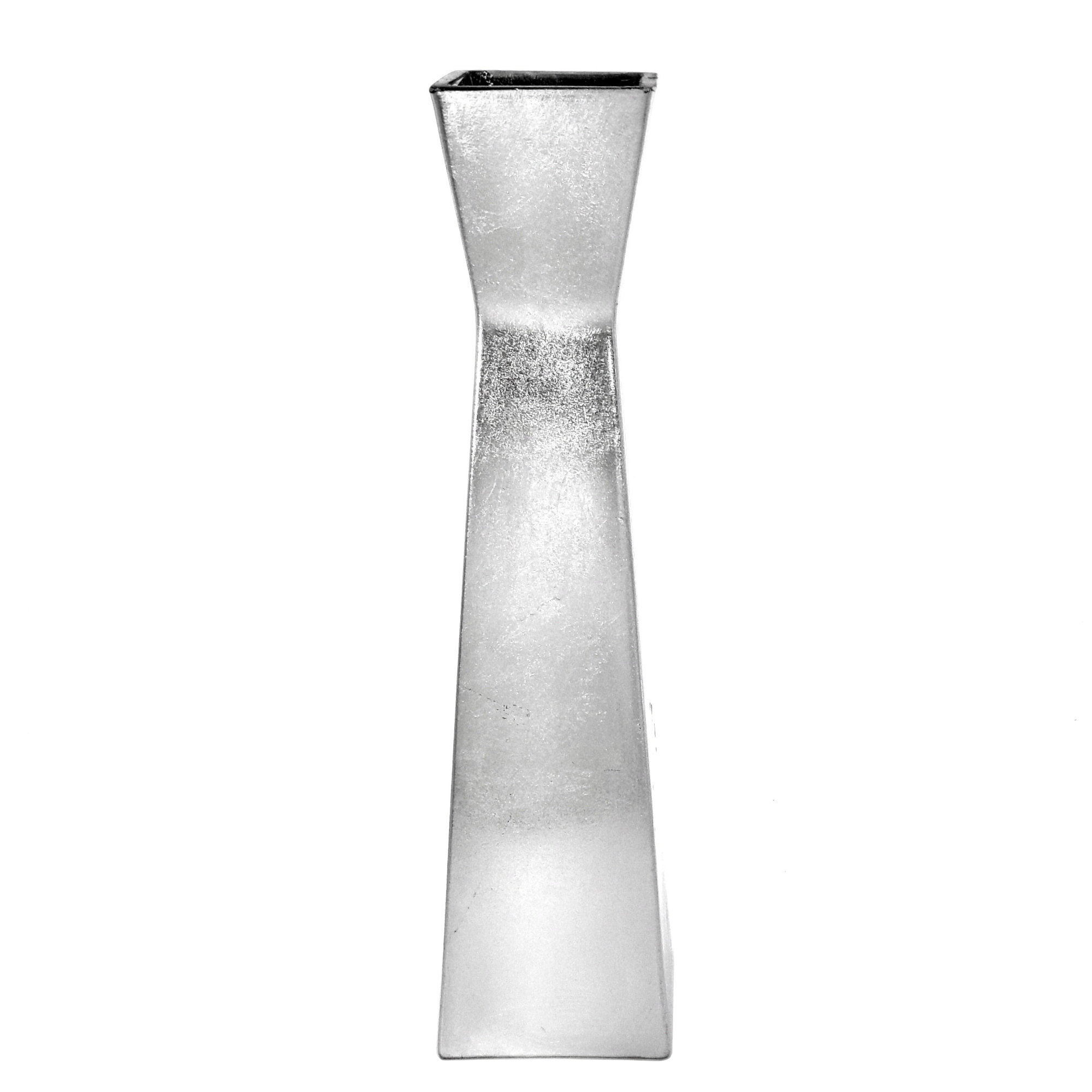 Latitude Run® Gilt 12" Clear Glass Square Bud Vase | Wayfair