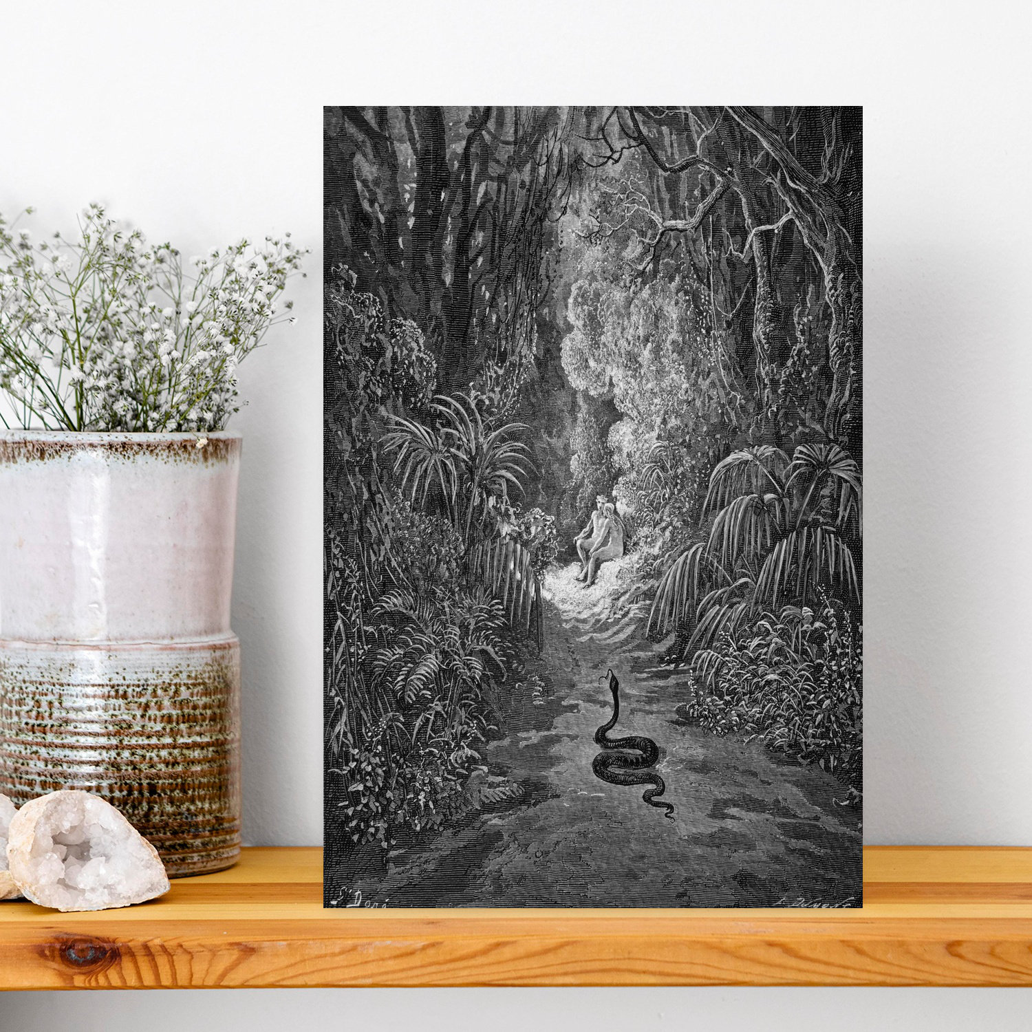 Astoria Grand Adam And Eve And Snake Serpent In Garden Of Eden By ...