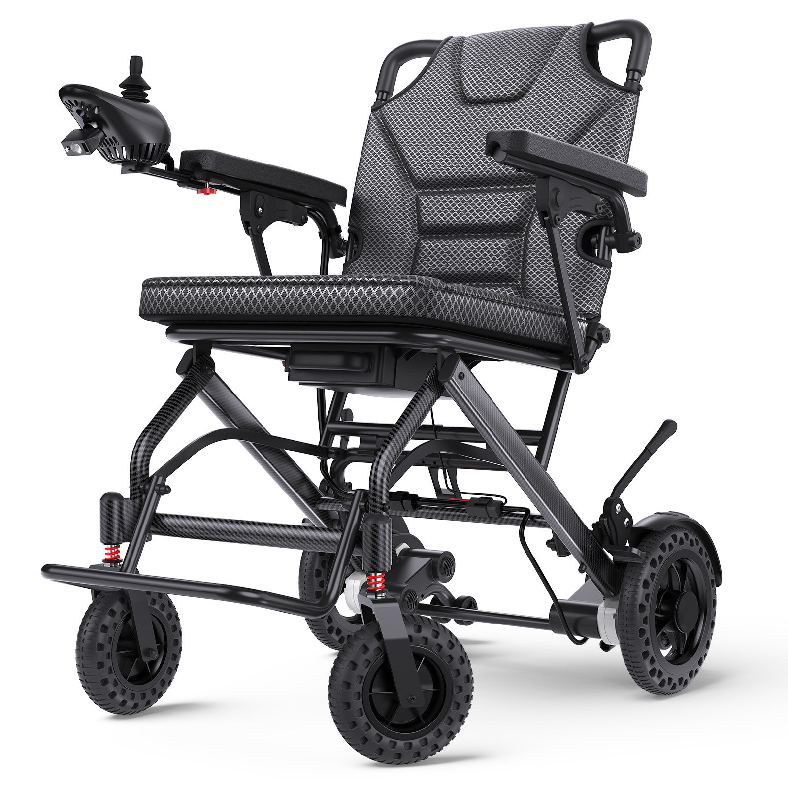 Furgle Lightweight Foldable Electric Wheelchair For Adults & Seniors ...