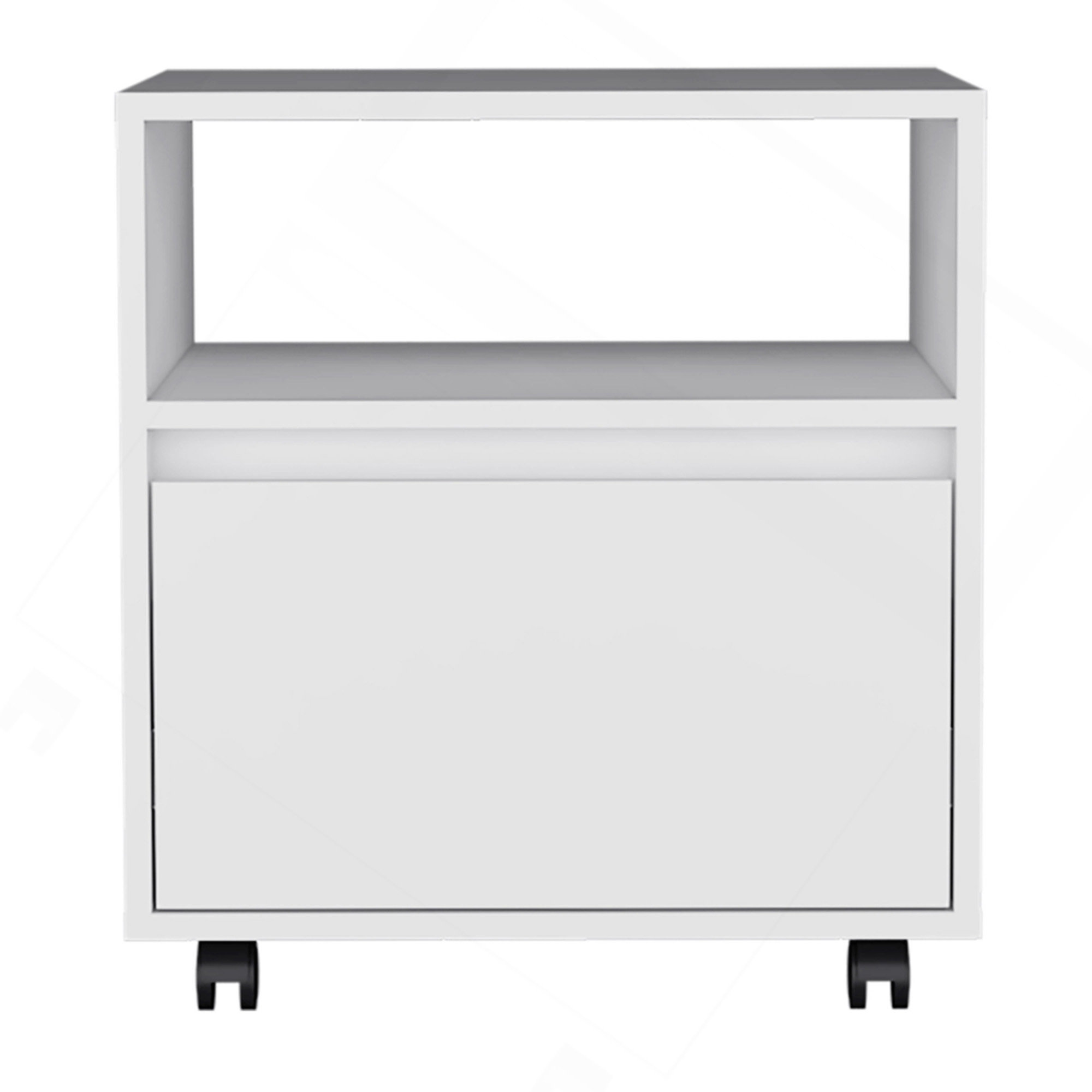 Latitude Run® Austin Nightstand , End Table, Side Table Casters, Single ...