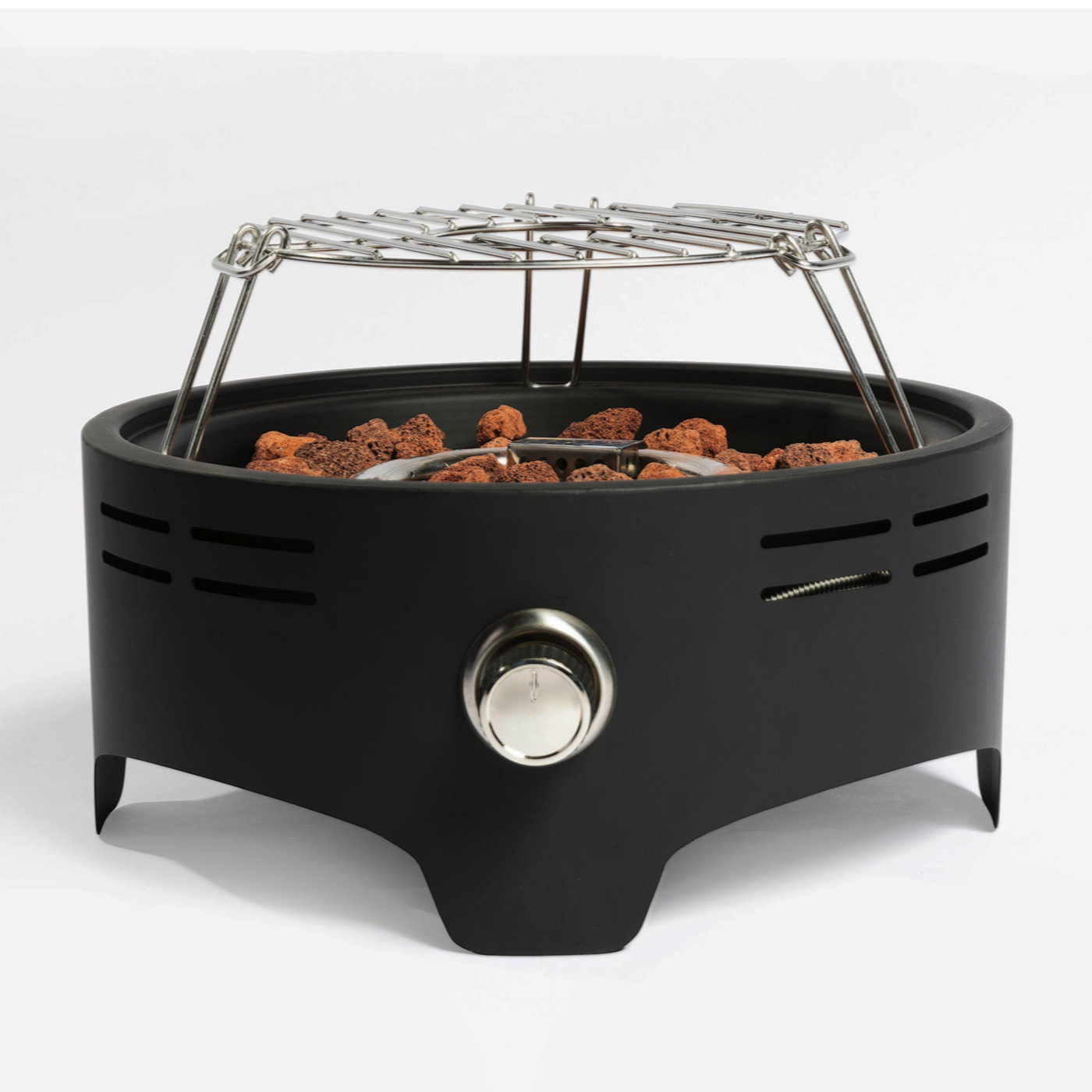 Builddecor 15 Inch Outdoor Portable Propane Fire Pit, Camping Fire Pit ...