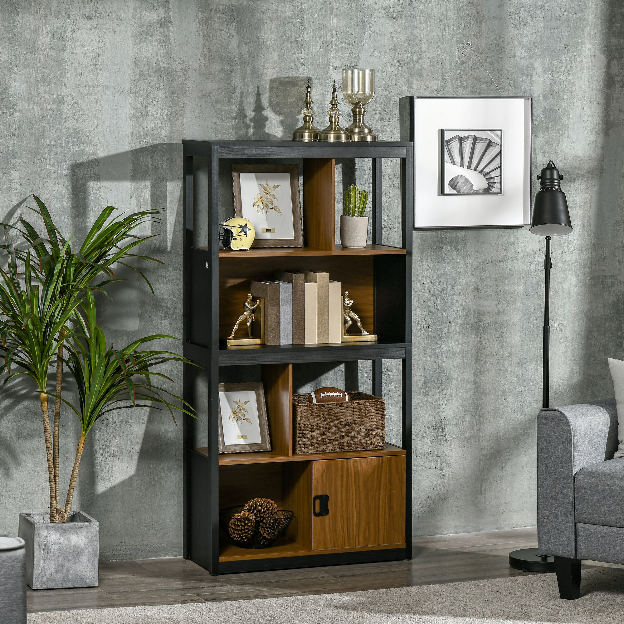 Latitude Run Kmora Bookcase | Wayfair.co.uk