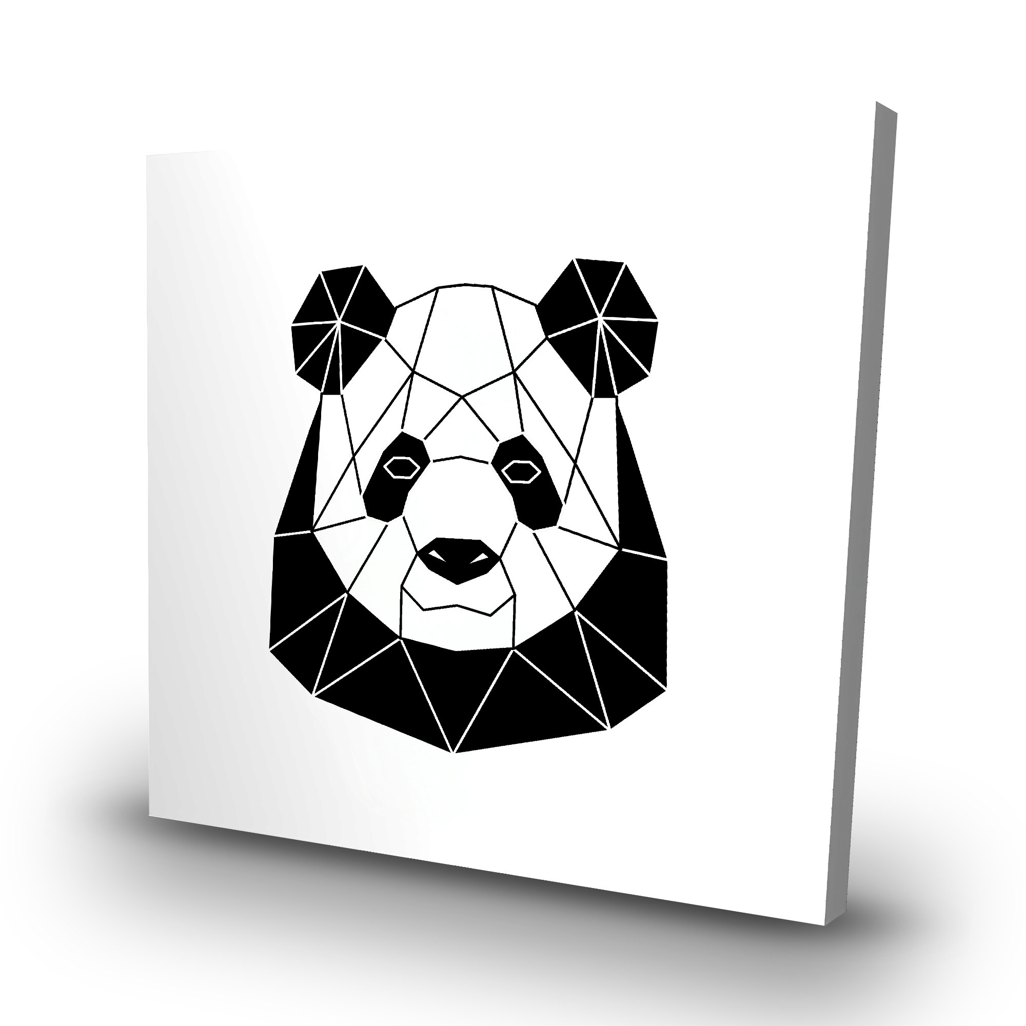Begin Edition International Inc. Geometric panda - 32"x32" art on ...