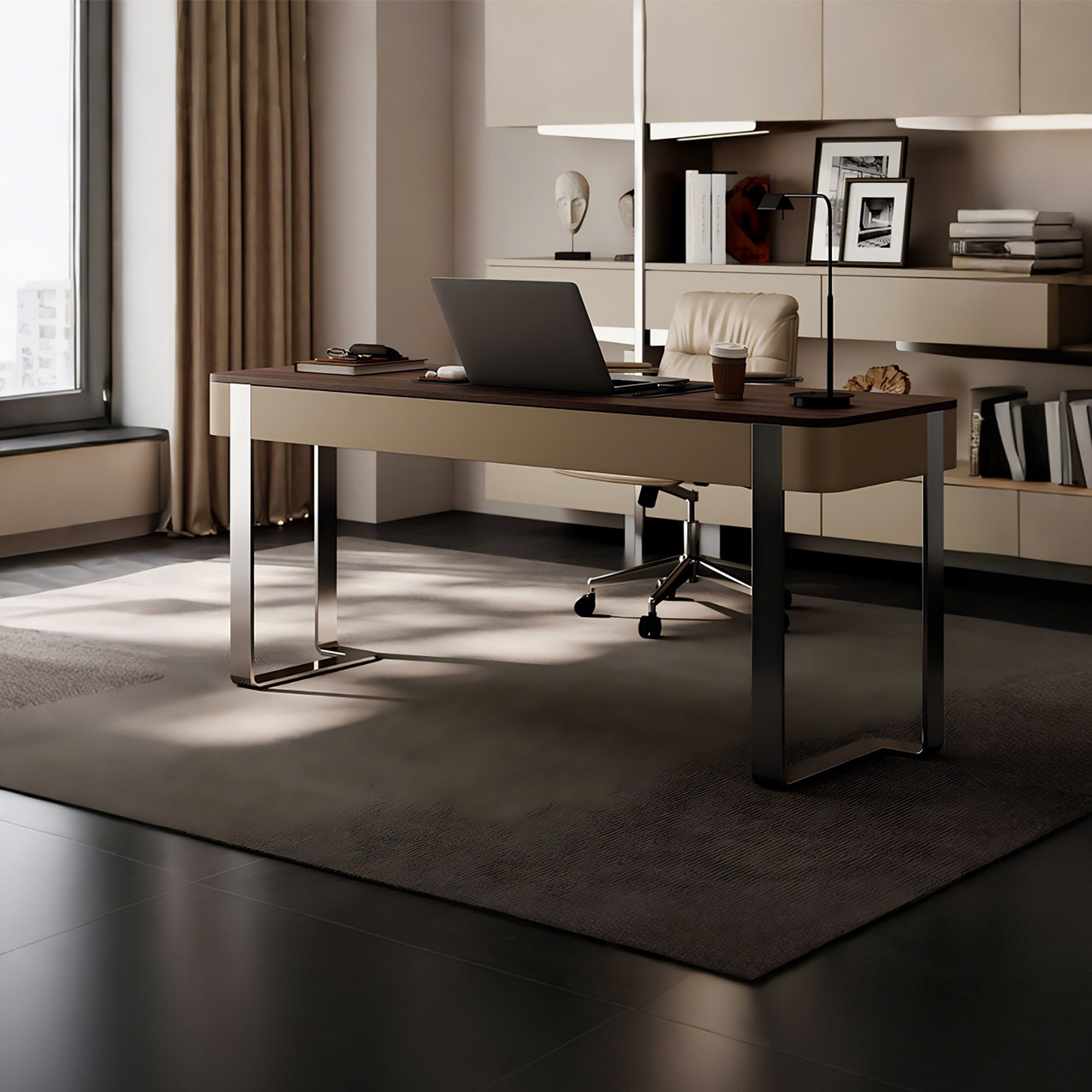 Brass Foam Brown Solid wood multilayer board with walnut bark Writing ...