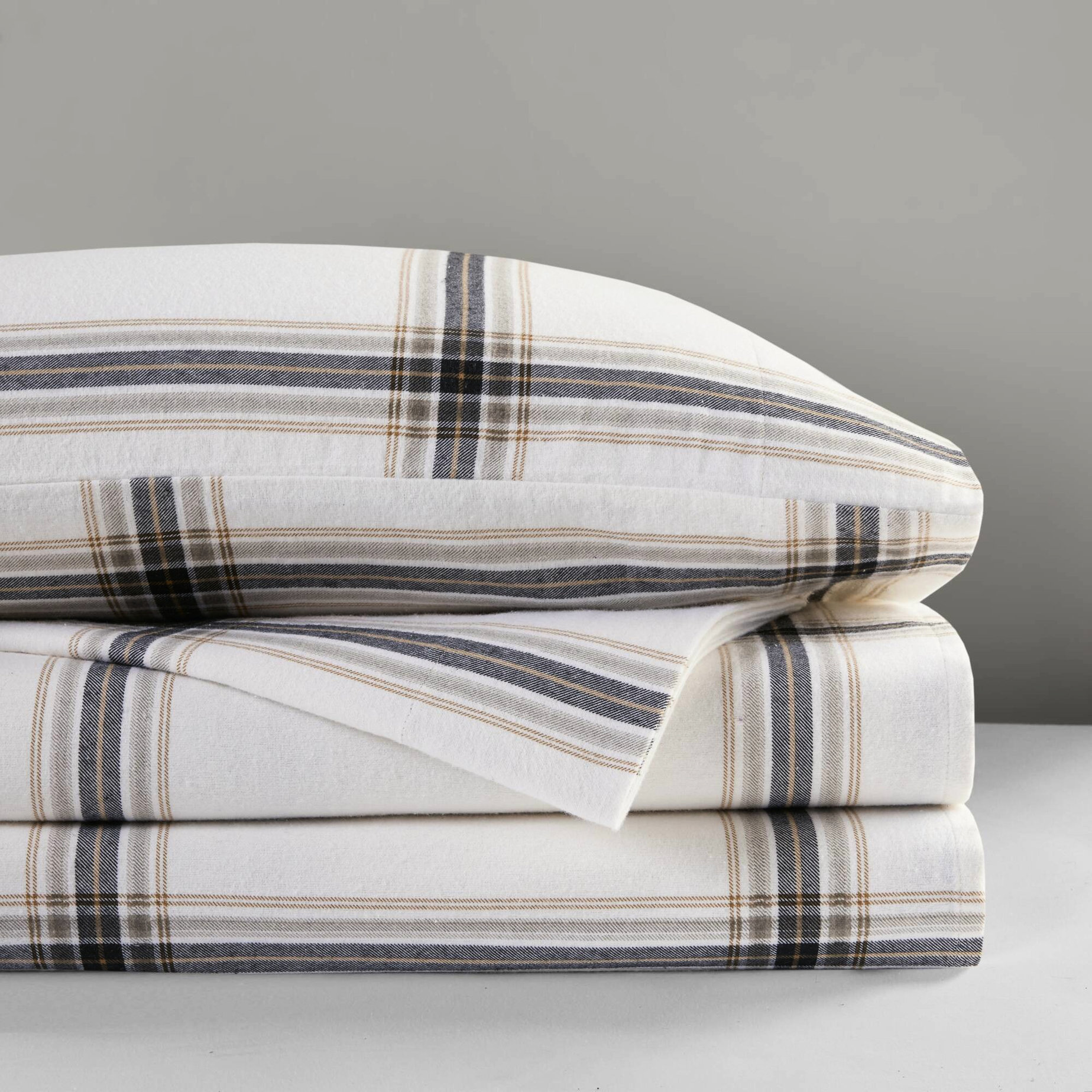 TUOXIN 4 Pcs Ski Jump Sheet In 100% Cotton Flannel, Brushed For ...