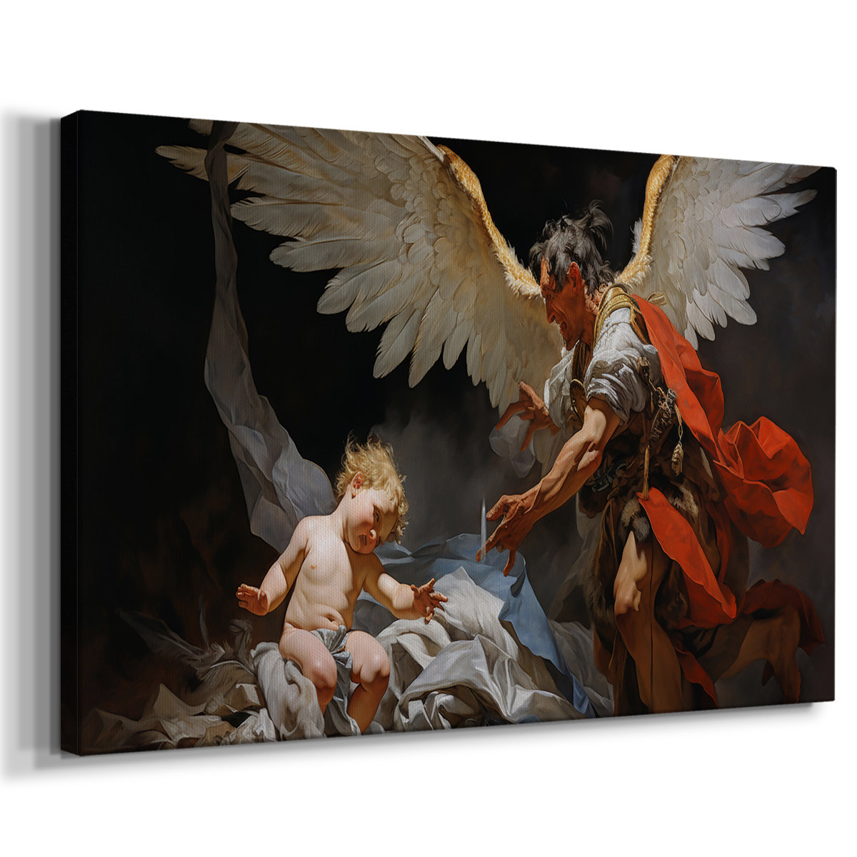Fleur De Lis Living Angels From Above-XXXIII -Gallery Wrapped Cavas ...