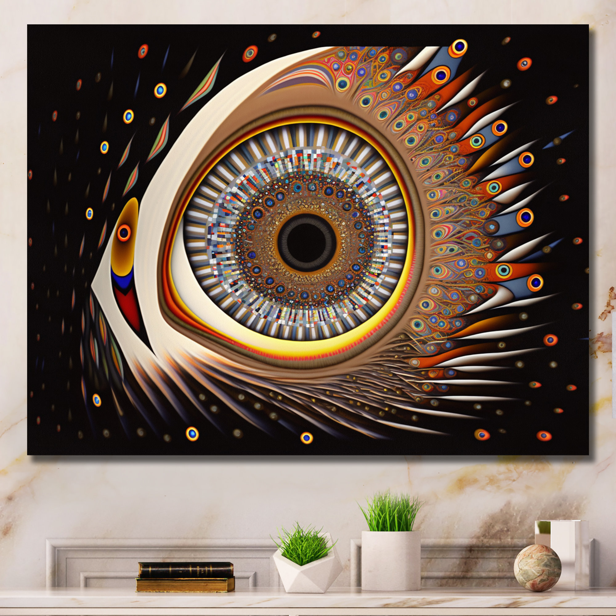 Dakota Fields Occult Effervescence Of Spirit I - Modern Geometric Wall ...