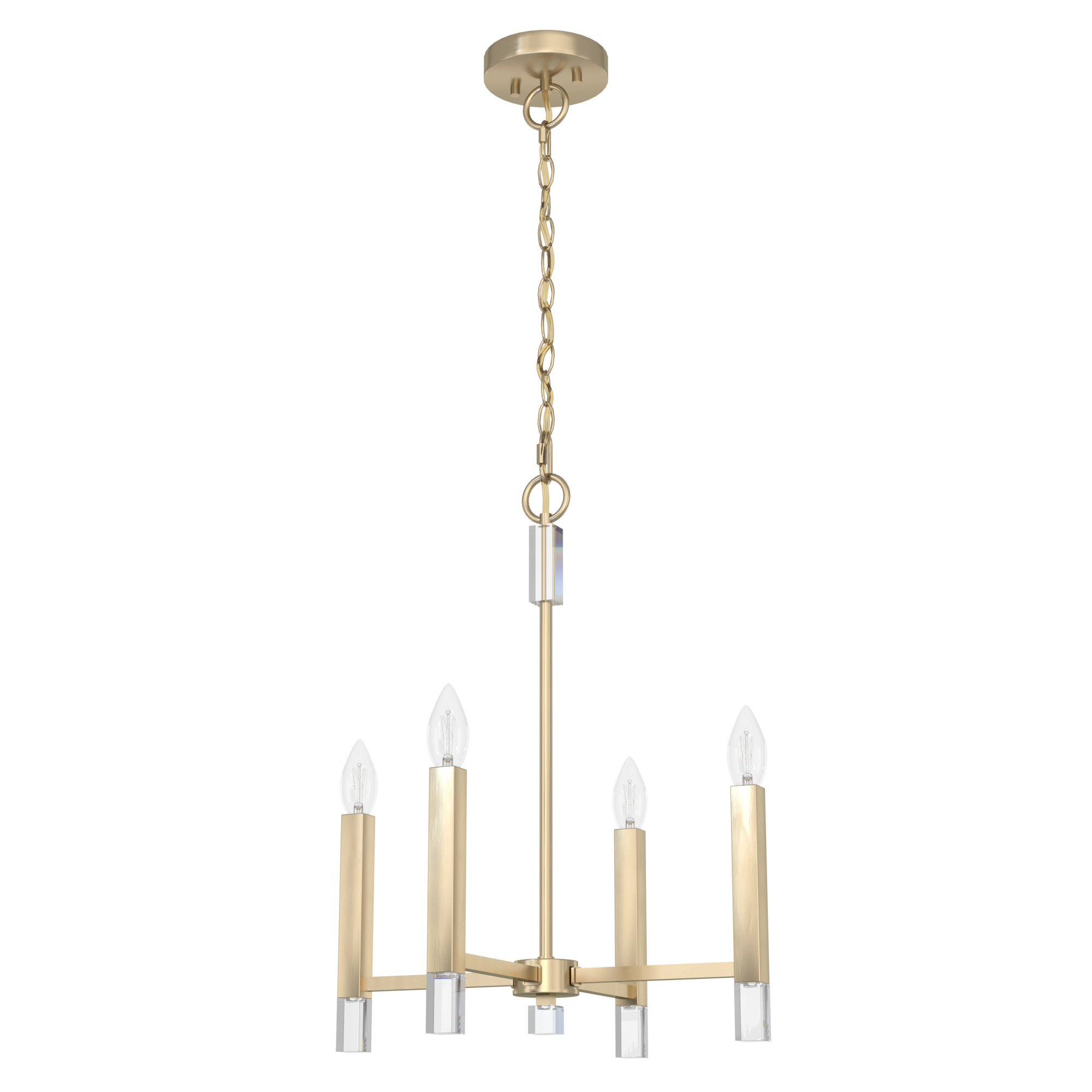 Hunter Fan Hunter Sunjai 4 Light Pendant Ceiling Light Fixture ...