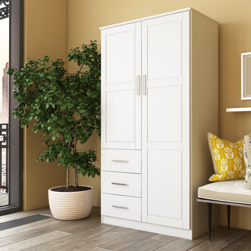 Solid Wood Armoires & Wardrobes You'll Love | Wayfair