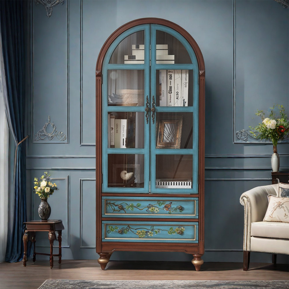 GINATOL Book Cabinet Storage Bookcase | Wayfair