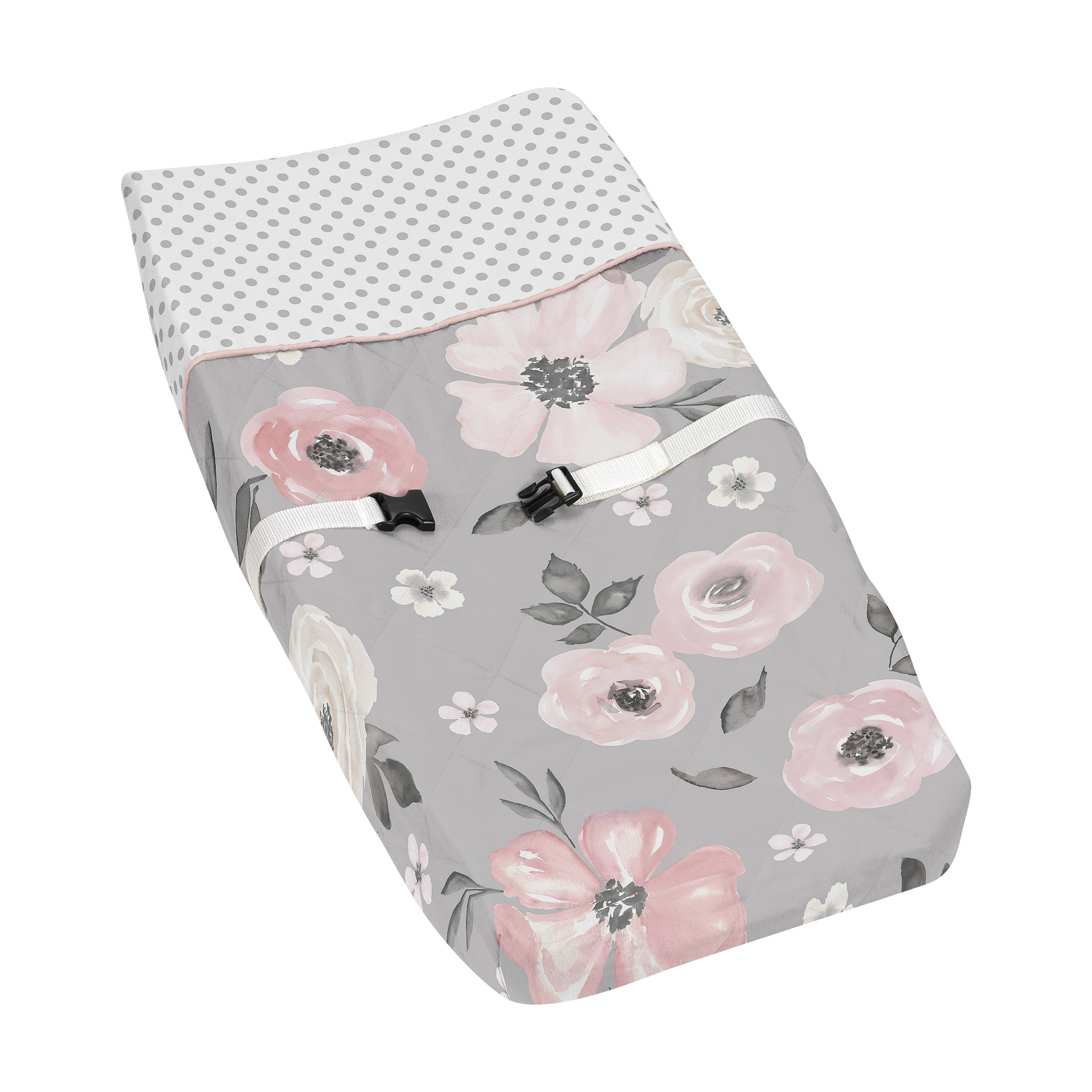 Sweet Jojo Designs Watercolor Floral Changing Pad Cover & Reviews | Wayfair