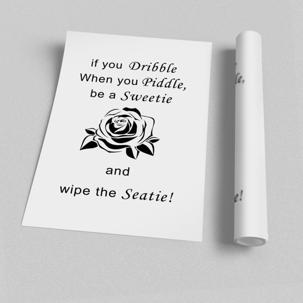 East Urban Home If You Dribble - Unframed Typography | Wayfair.co.uk