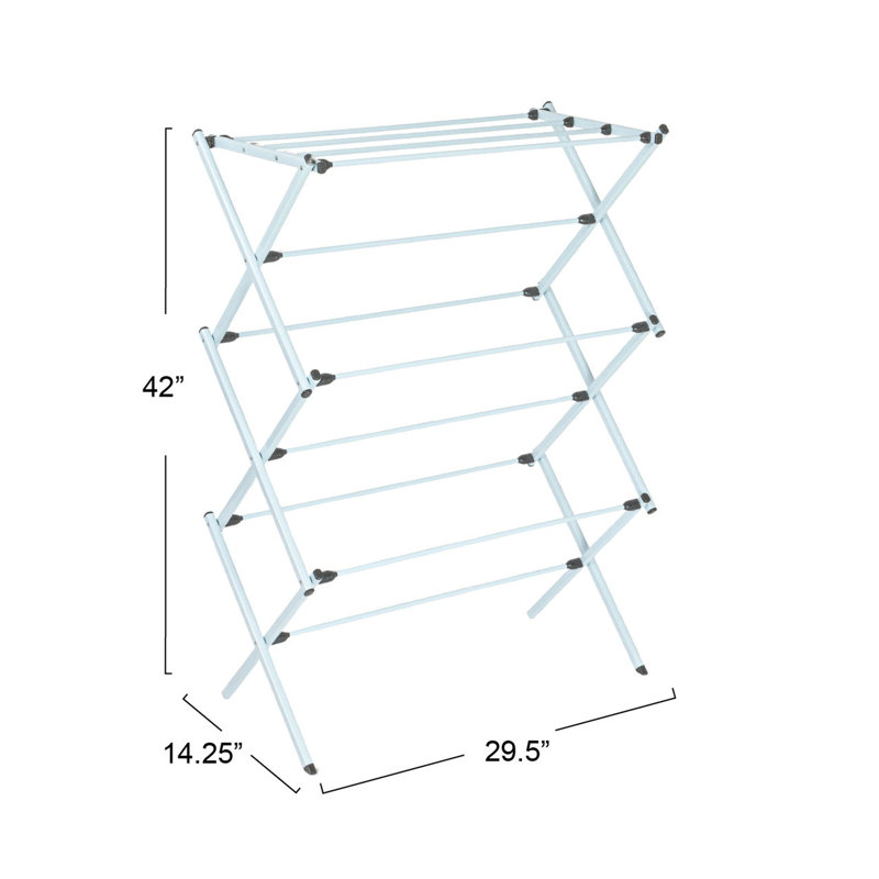 Household Essentials Metal Foldable Accordion Drying Rack & Reviews ...