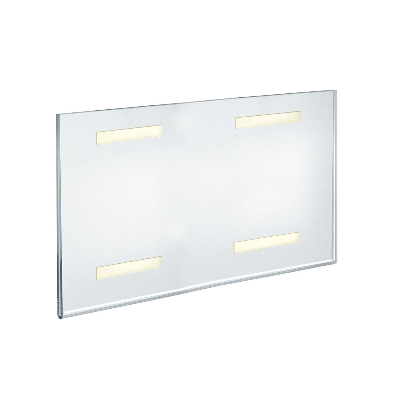 Azar Displays Self Adhesive Clear Acrylic Wall Sign Holder Frame 17" W ...