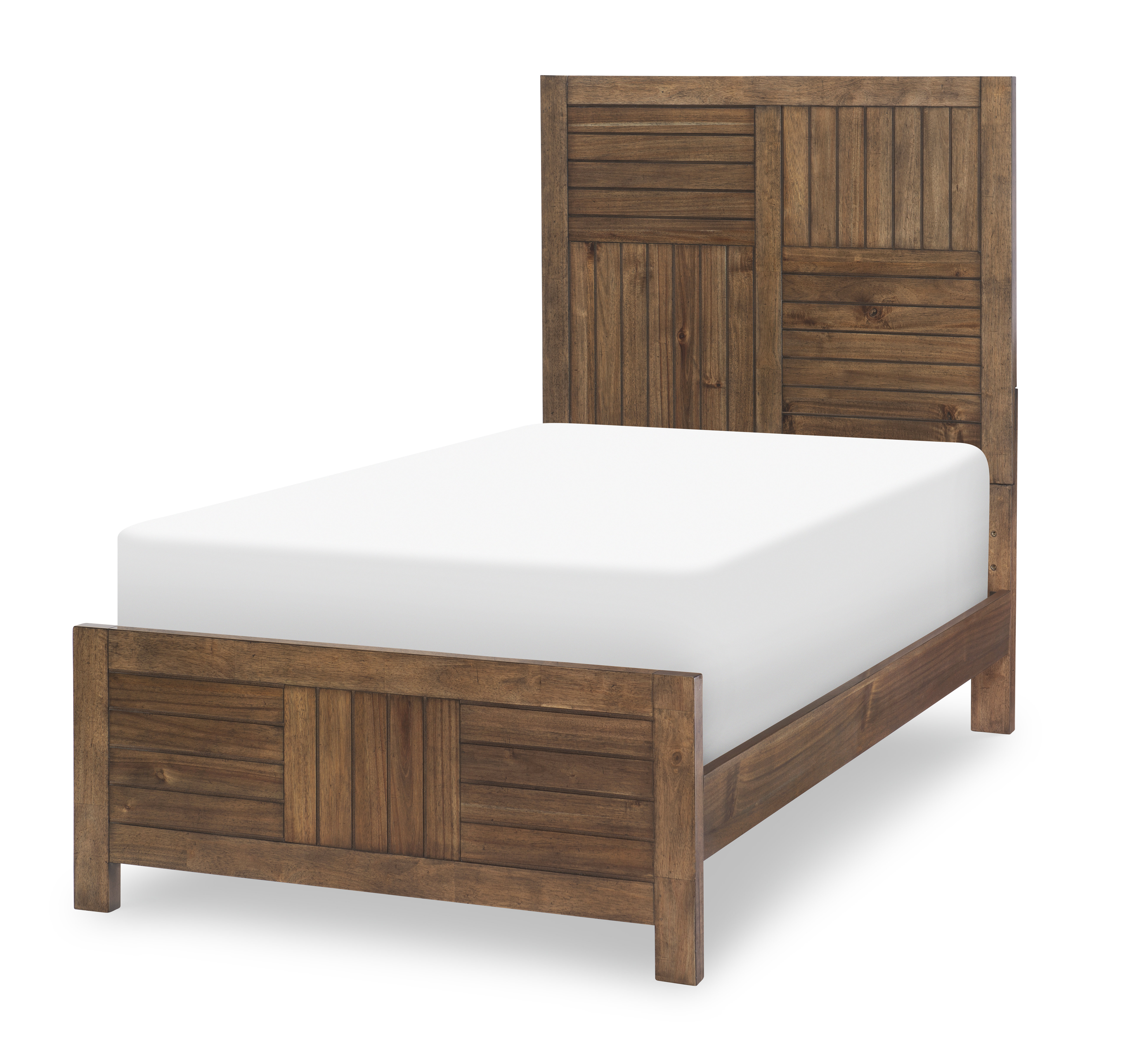 Birch Lane™ Tyson Full Solid Wood Panel Bed | Birch Lane