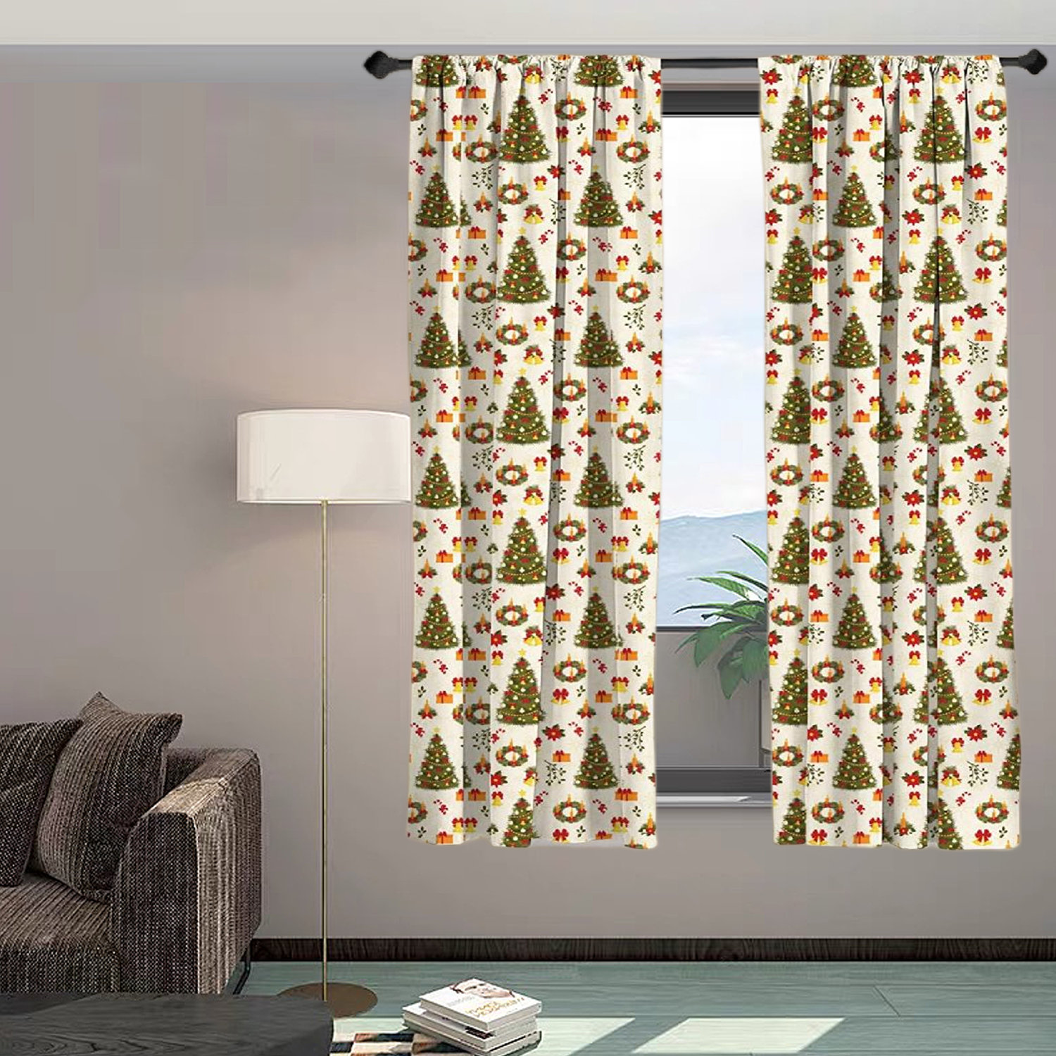 The Holiday Aisle® Deaken Microfiber Curtain - Wayfair Canada