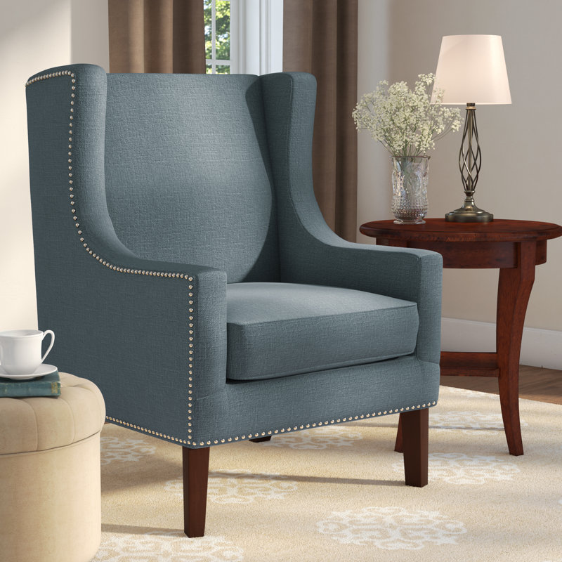 Sand & Stable Pennard Modern Nailhead Wide Wingback Chair & Reviews ...