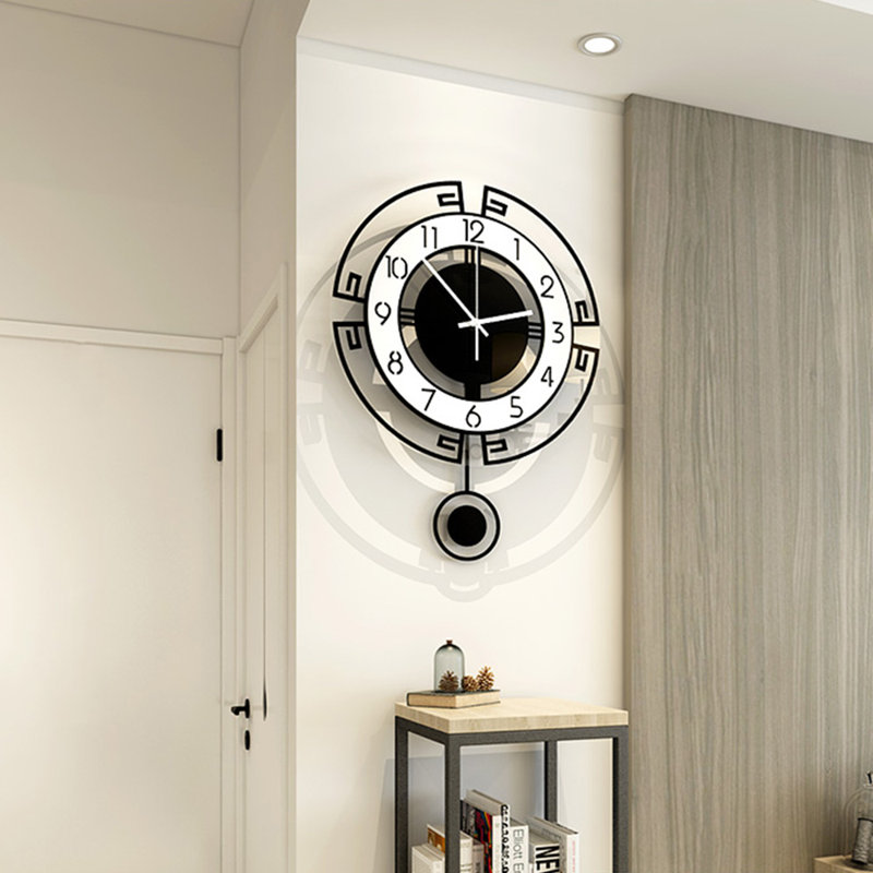 Orren Ellis Sharinda 13.77'' Acrylic Wall Clock & Reviews | Wayfair