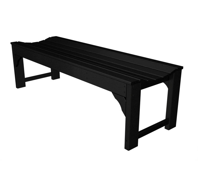 POLYWOOD® Traditional Garden Backless Bench & Reviews | Wayfair