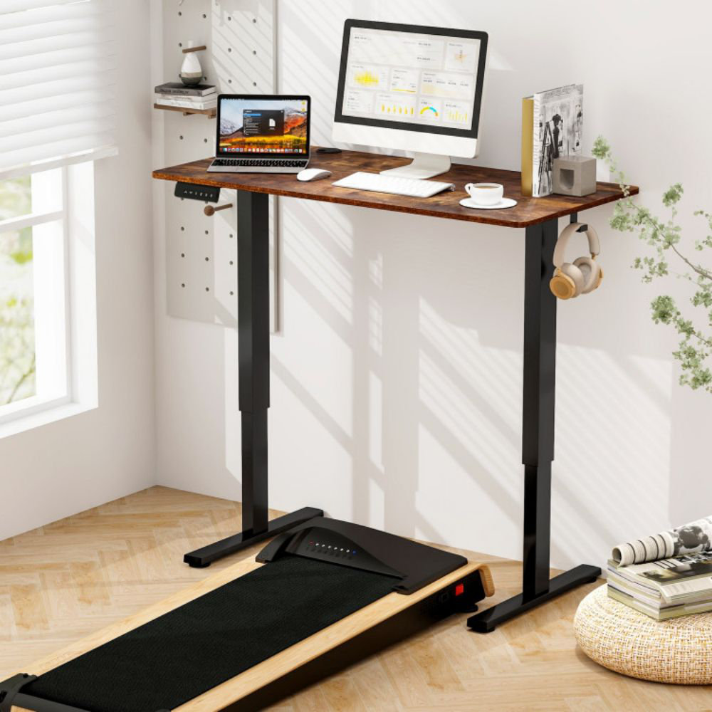 Inbox Zero Electric Standing Desk With 3 Memory Height Settings And 2 ...