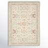 Birch Lane™ Aden Oriental Hand-Hooked Wool Ivory/Rust Area Rug ...