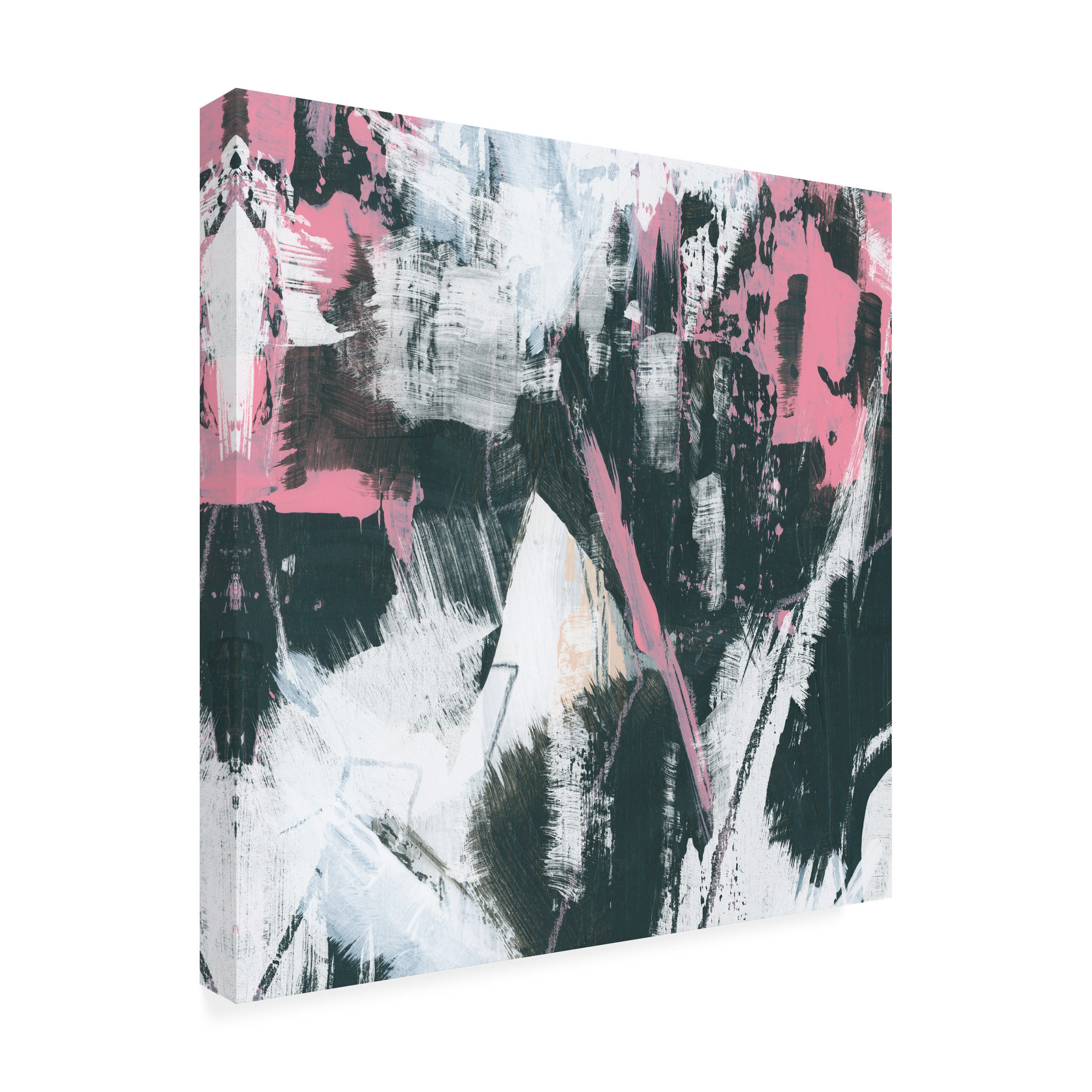 Wrought Studio™ June Erica Vess Graffiti Kiss III Canvas Art | Wayfair