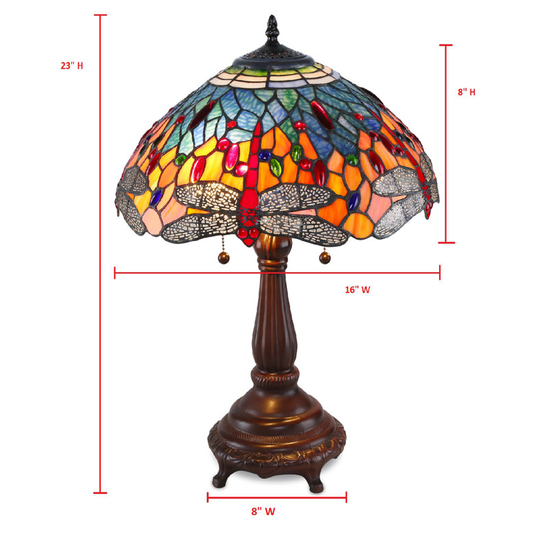 Fleur De Lis Living Stephen 22" Metallic Table Lamp and Outlet ...