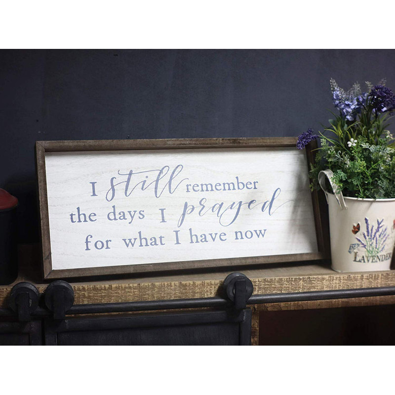 Trinx Handmade Text Wall Decor | Wayfair