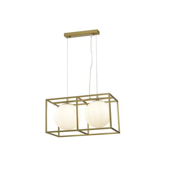 Kensington 2 - Light Square/Rectangle Square / Rectangle LED Pendant ...