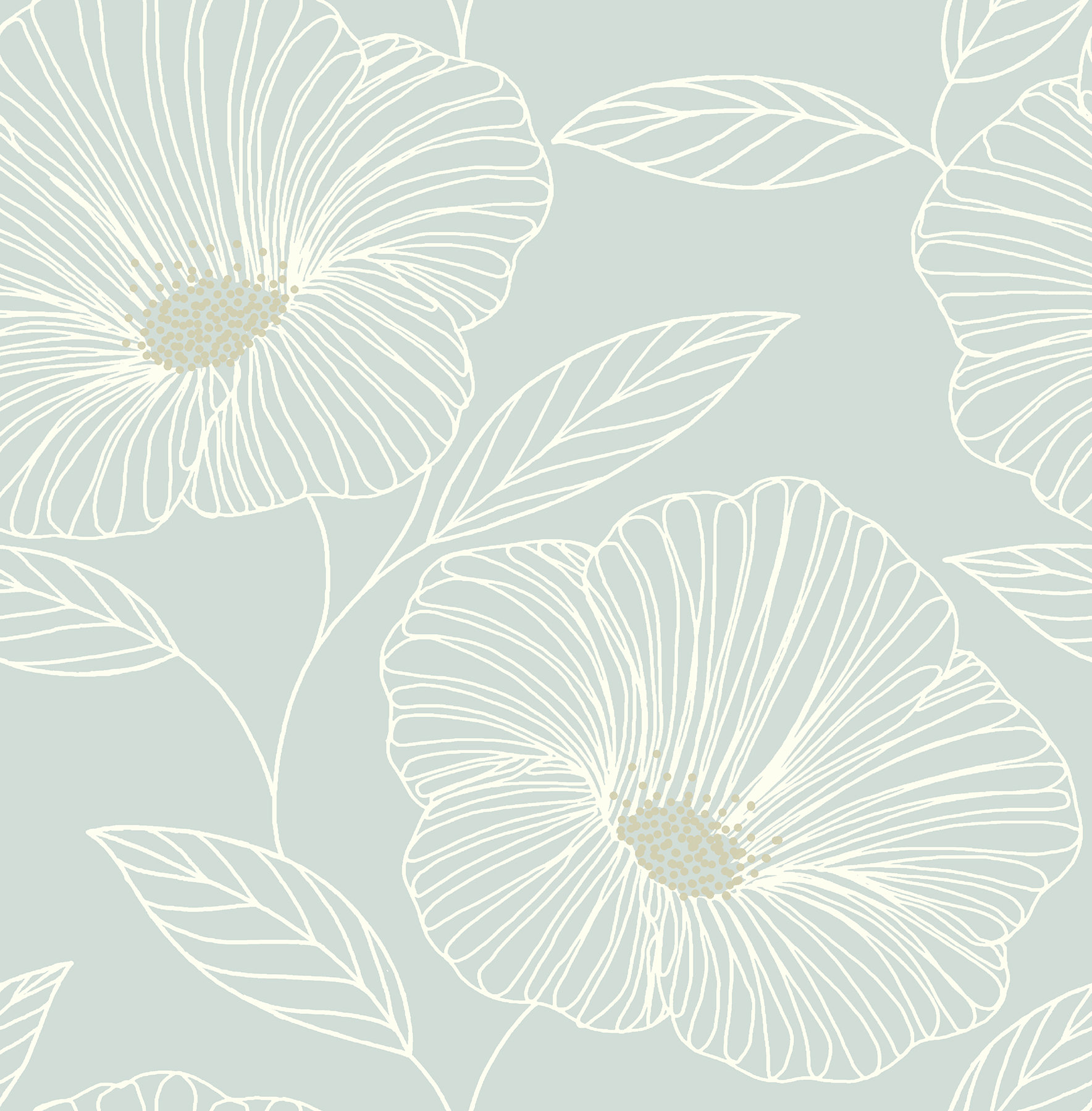 Brewster Home Fashions Mistral Mythic Floral Wallpaper Sample | AllModern
