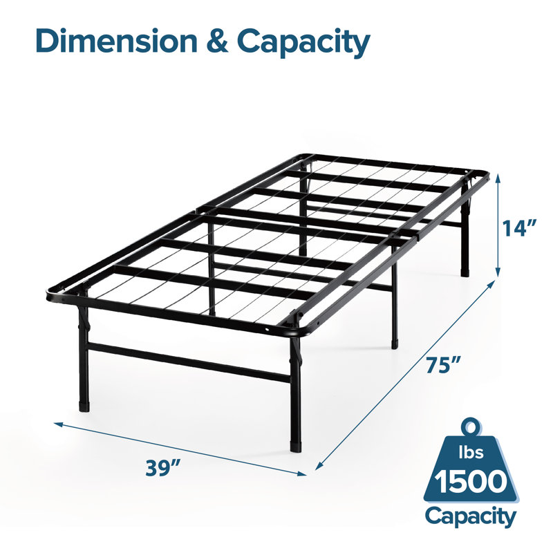 Alwyn Home 14" Wire-Grid Bed Frame & Reviews | Wayfair