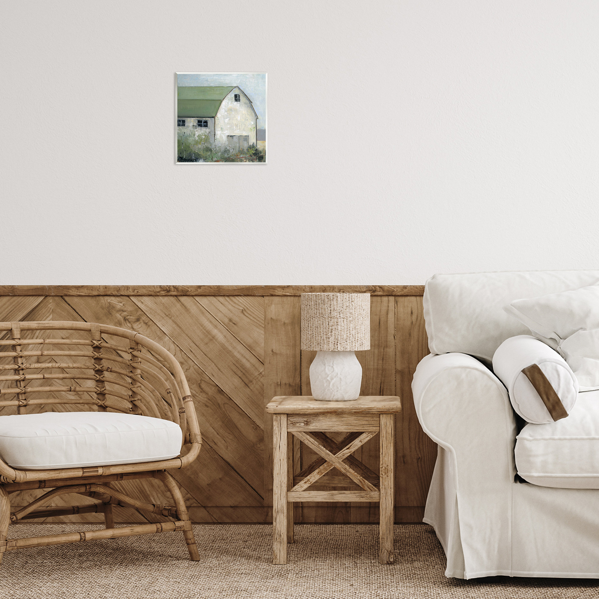 Ophelia & Co. Barn View with Green Roof Wall Plaque, design by Sally ...