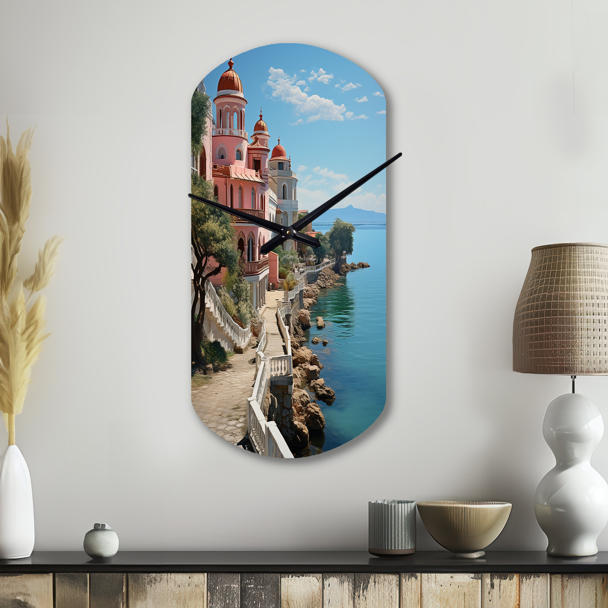 Design Art Cuba Cienfuegos Pearl Of The South - Pink Cylinder Metal ...