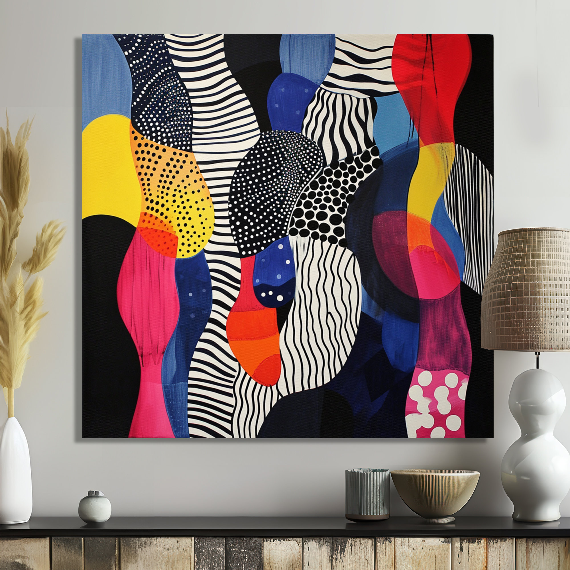 Wrought Studio™ Organic Colorful Delights II - Abstract Print Wall Art ...
