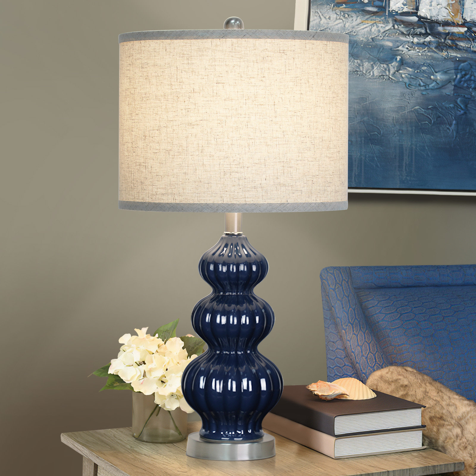 House of Hampton® Archaimbaud Ceramic Table Lamp & Reviews | Wayfair